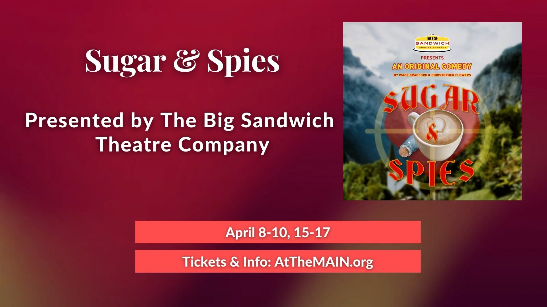 SCVTV.com | The MAIN: The MAIN Theatre | Christopher Flowers “Sugar and ...