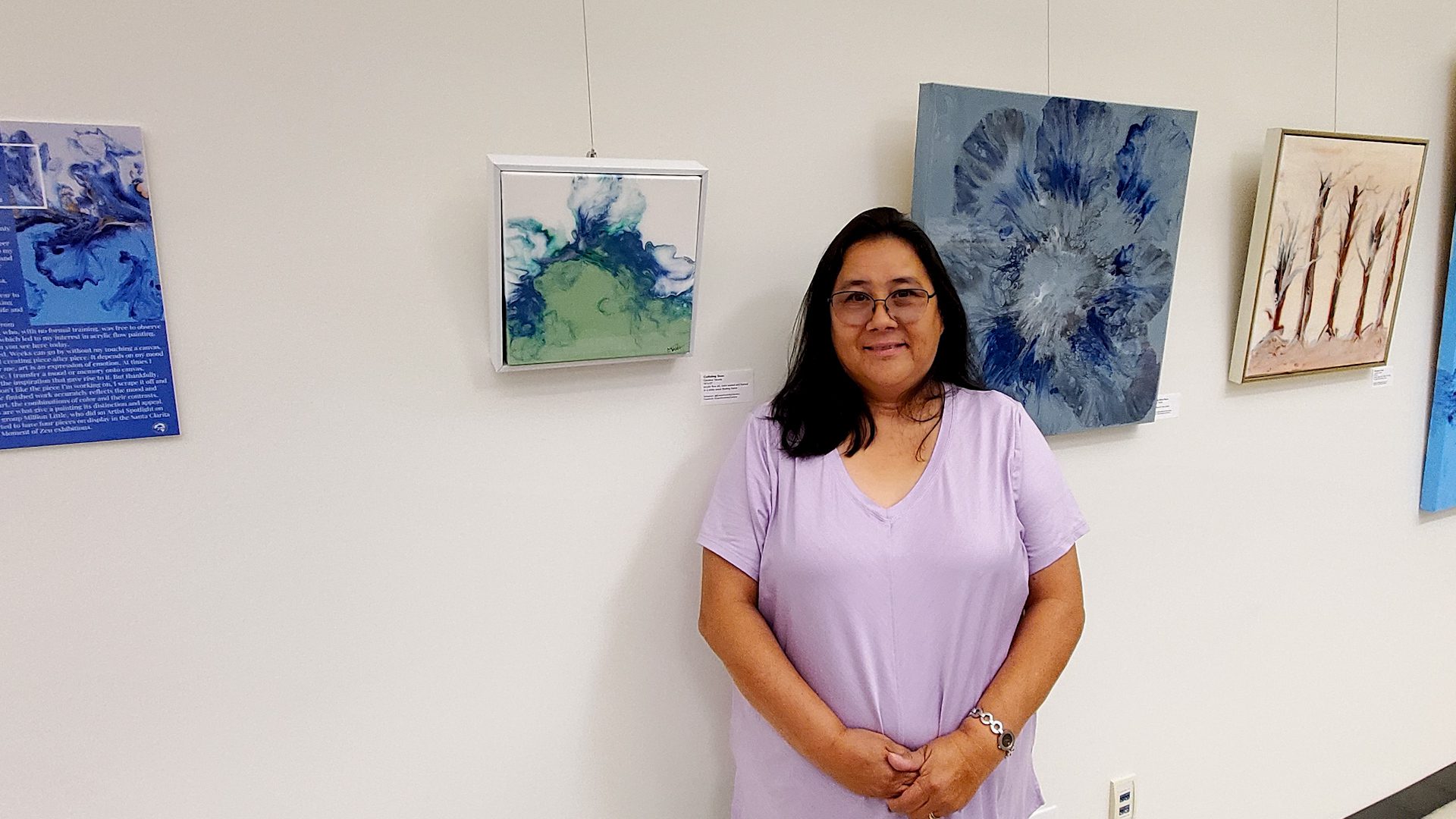 SCVTV.com | Finding Art: Finding Art: Caroline Chung Takeda ‘Fluid Art ...